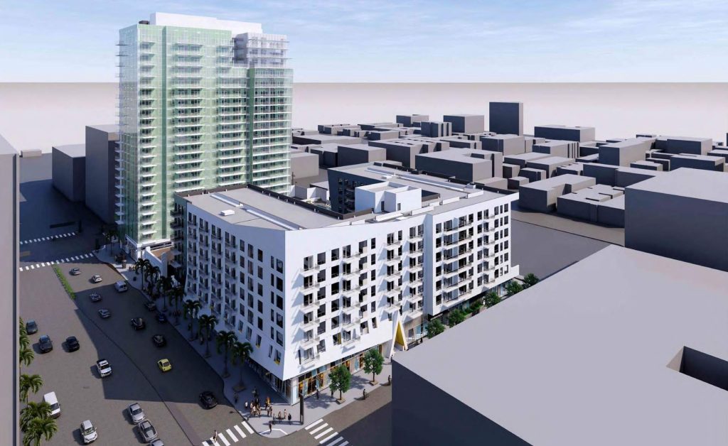 $215 Million High-Rise Development Taking Form In Downtown Long Beach