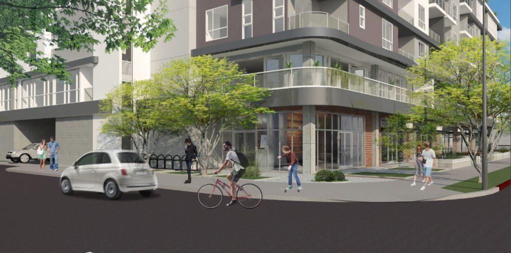 Facade Installation Nearly Complete at 21121 Vanowen Street - LA YIMBY