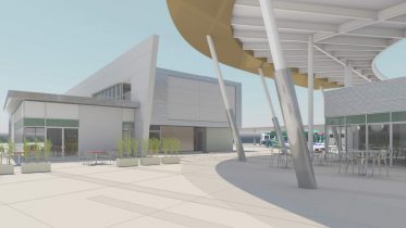 Transit Center Starts To Take Shape In Torrance, Los Angeles