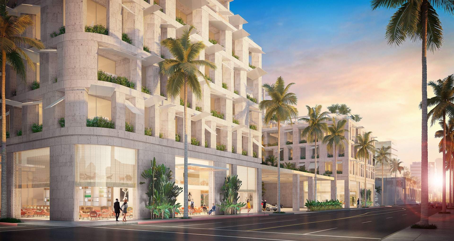 Construction Continues For Cheval Blanc Hotel In Beverly Hills