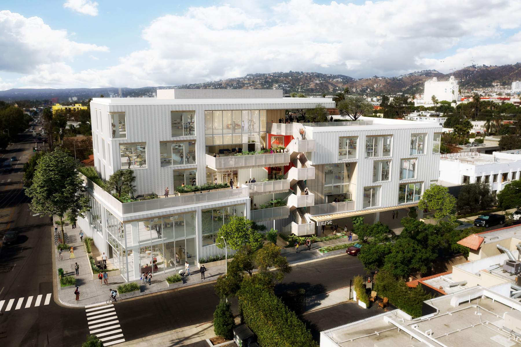 Office Complex Proposed At 6101 Melrose Avenue In Hollywood Los Angeles Office Complex Proposed At 6101 Melrose Avenue In Hollywood Los Angeles