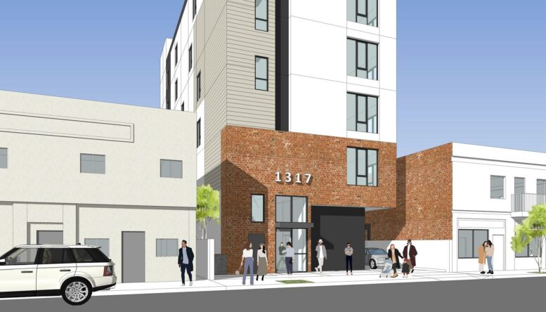 Six-Story Rising At 1317 West Jefferson Boulevard, Adams-Normandie, Los ...