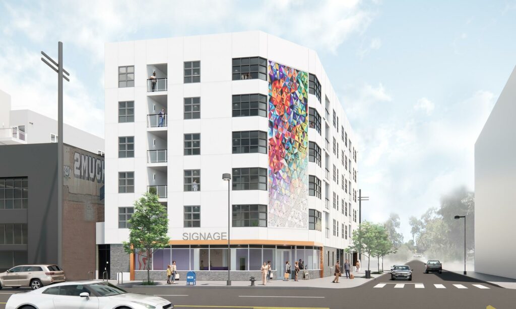 Construction Goes Up at 5201 West Adams Boulevard, West Adams