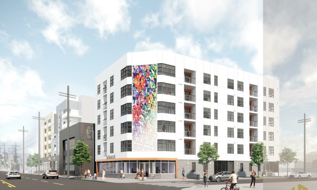 Construction Goes Up at 5201 West Adams Boulevard, West Adams