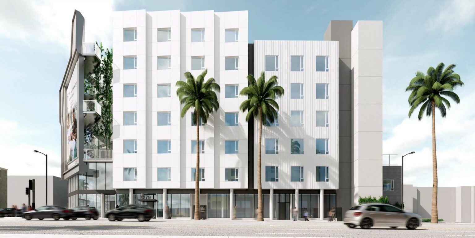 Mixed-Use Approved at 7971-7979 West Sunset Boulevard, Hollywood, Los ...