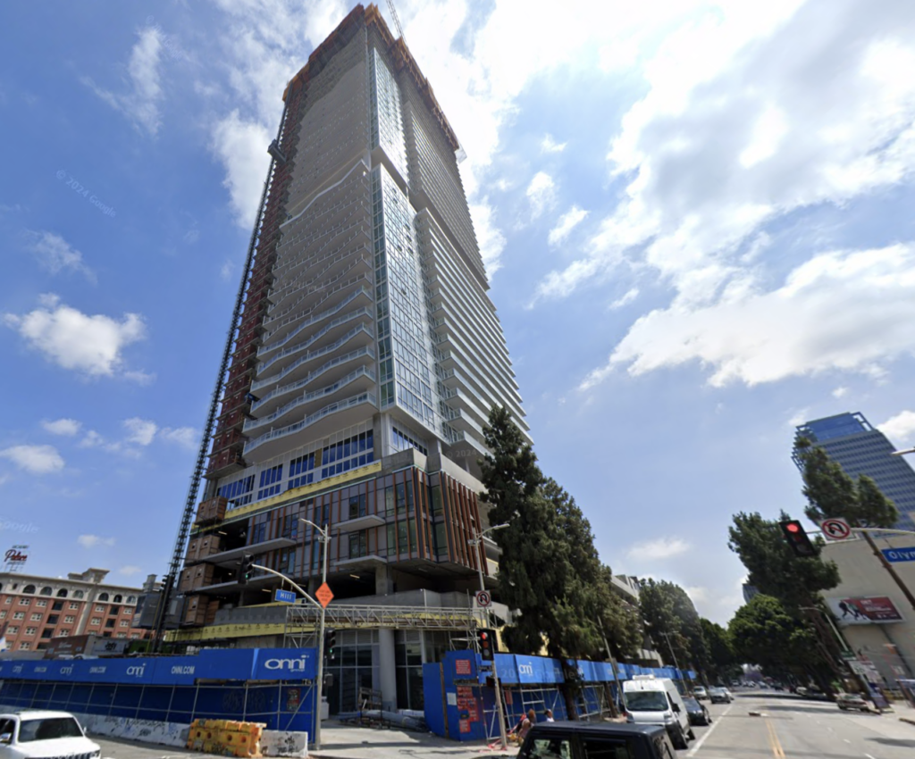 Another High-Rise Ascends at 1000 South Hill Street in Downtown Los Angeles