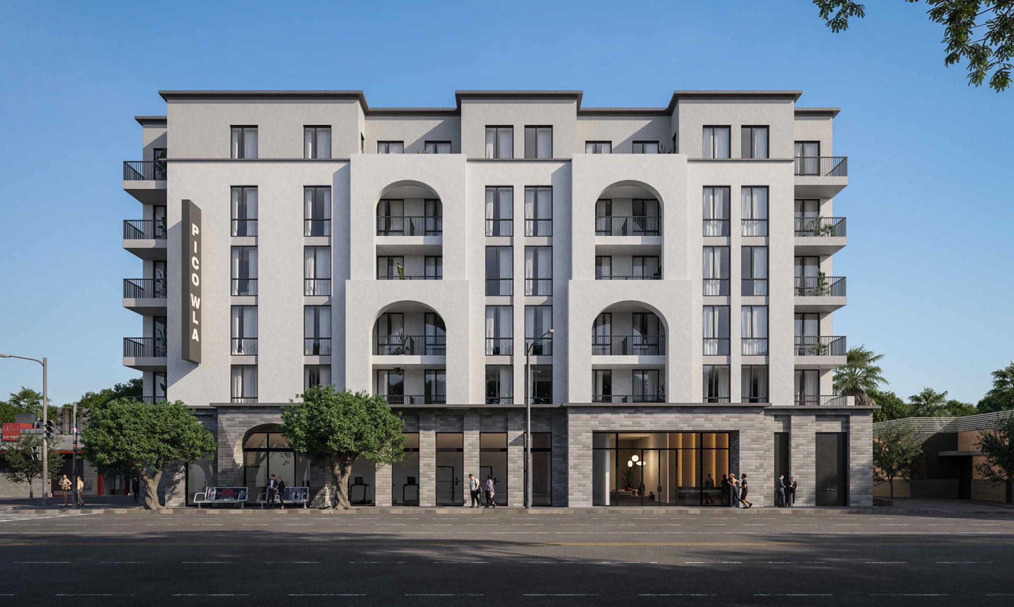 66-Unit Mixed-Use Proposed at 10615 West Pico Boulevard in West Los Angeles