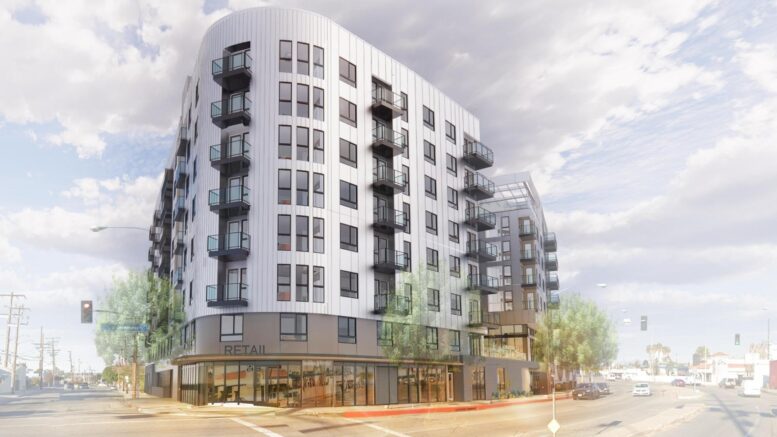 Mixed-Use Under Construction at 5420 Sunset Boulevard, Hollywood