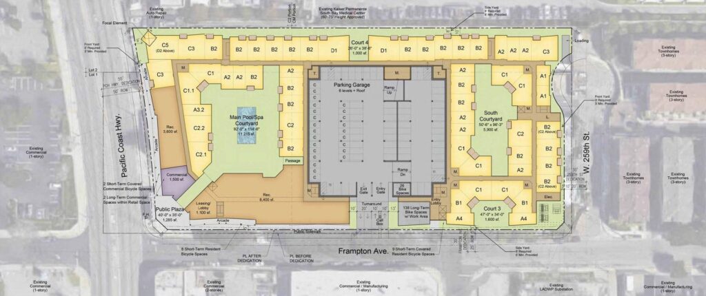 Courtyard-Centered Neighborhood Plan Advances at 1280 Pacific Coast ...