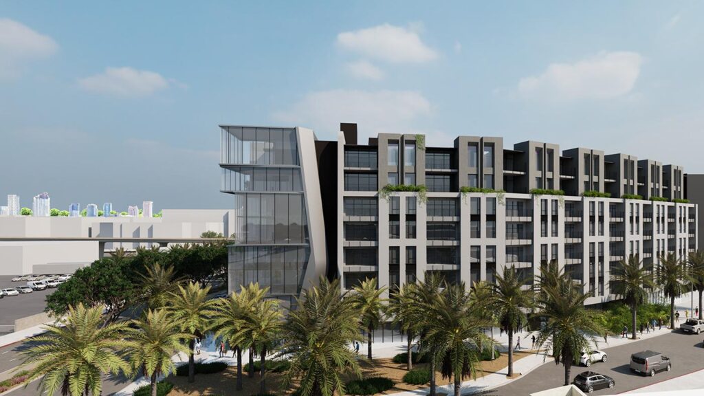 Mixed-Use Under Construction at 5420 Sunset Boulevard, Hollywood