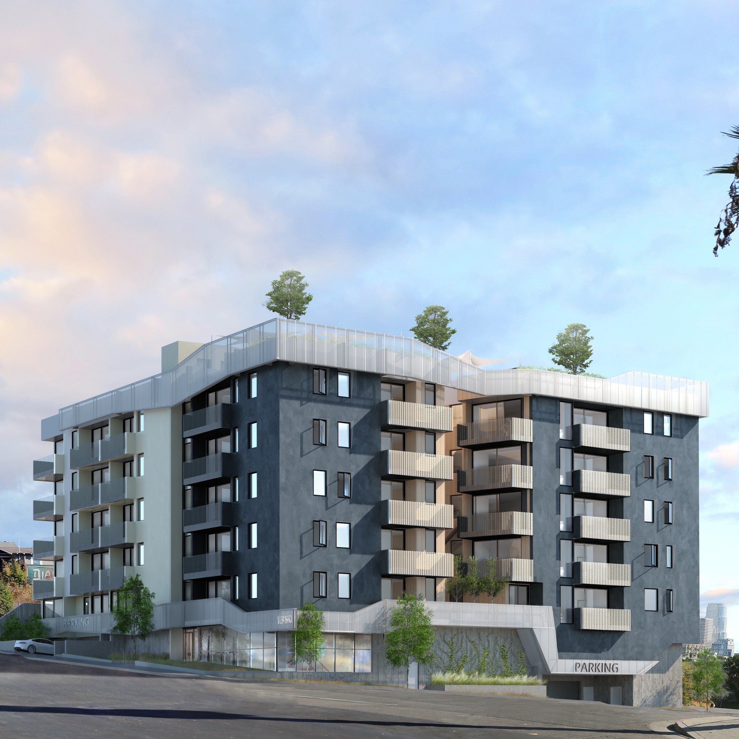 Six-Story Apartment Building Near Vista Hermosa Park Takes Shape at ...