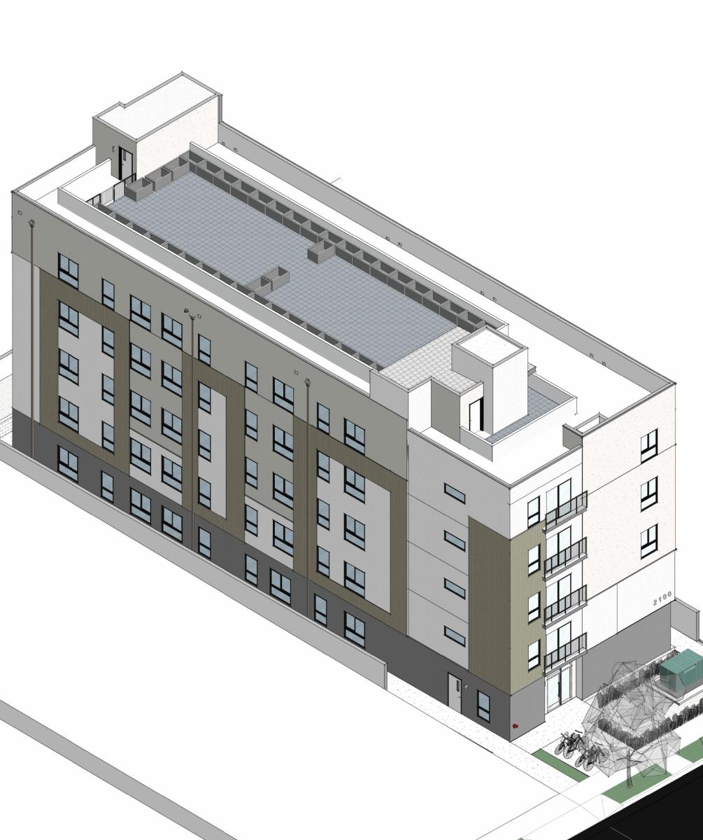 Affordable Apartment Building Proposed at 2100 South Crenshaw Boulevard ...