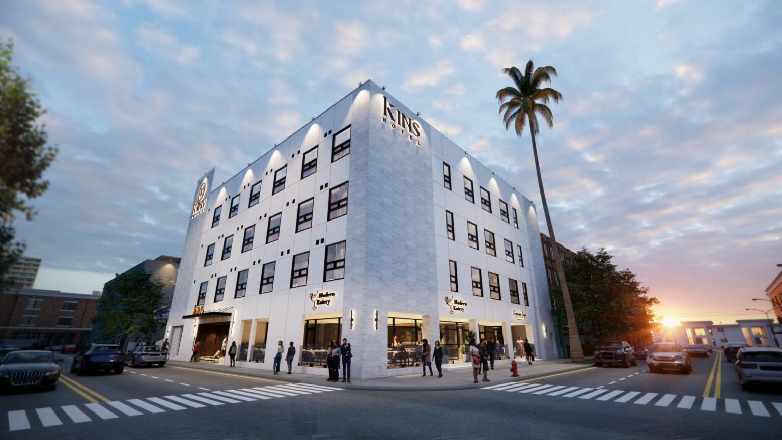 Dining, Guest Rooms, and Terrace Space Now Layered Into a Hotel at 3434 ...