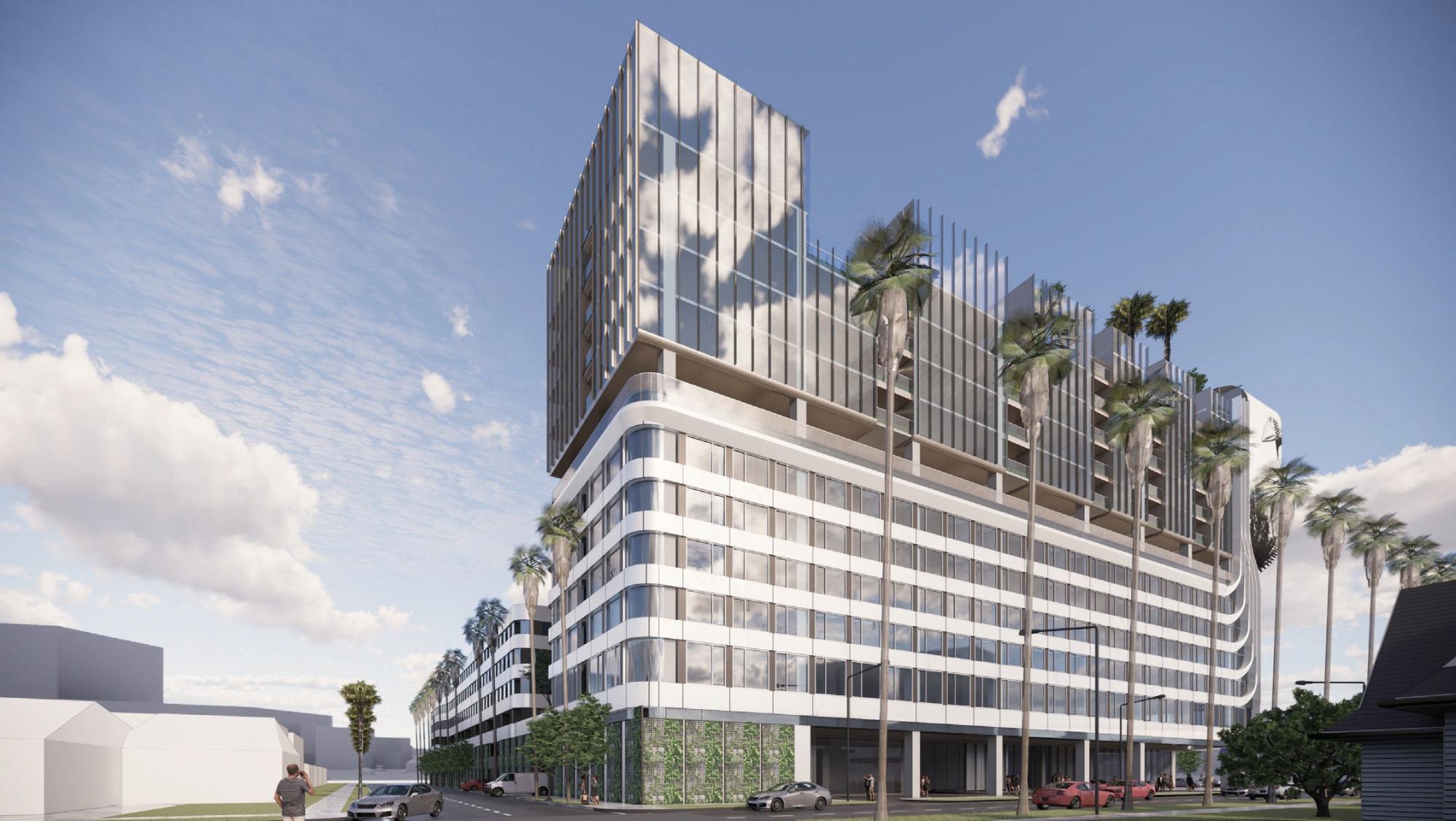 13-Story Hybrid Hotel And Condo Project Approved At 4200 West Century ...