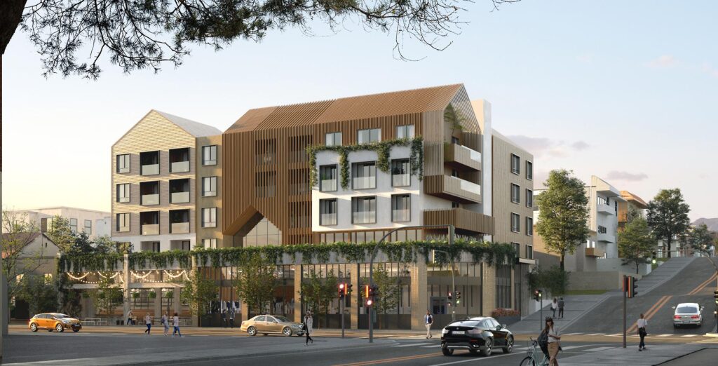 Courtyard-Oriented Mixed-Use Building Takes Shape at 700 North Virgil ...