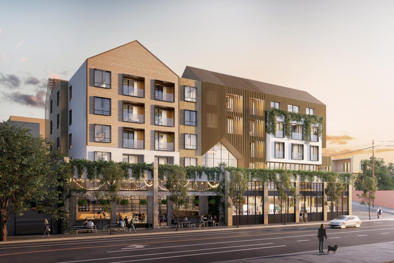 Courtyard-Oriented Mixed-Use Building Takes Shape at 700 North Virgil ...
