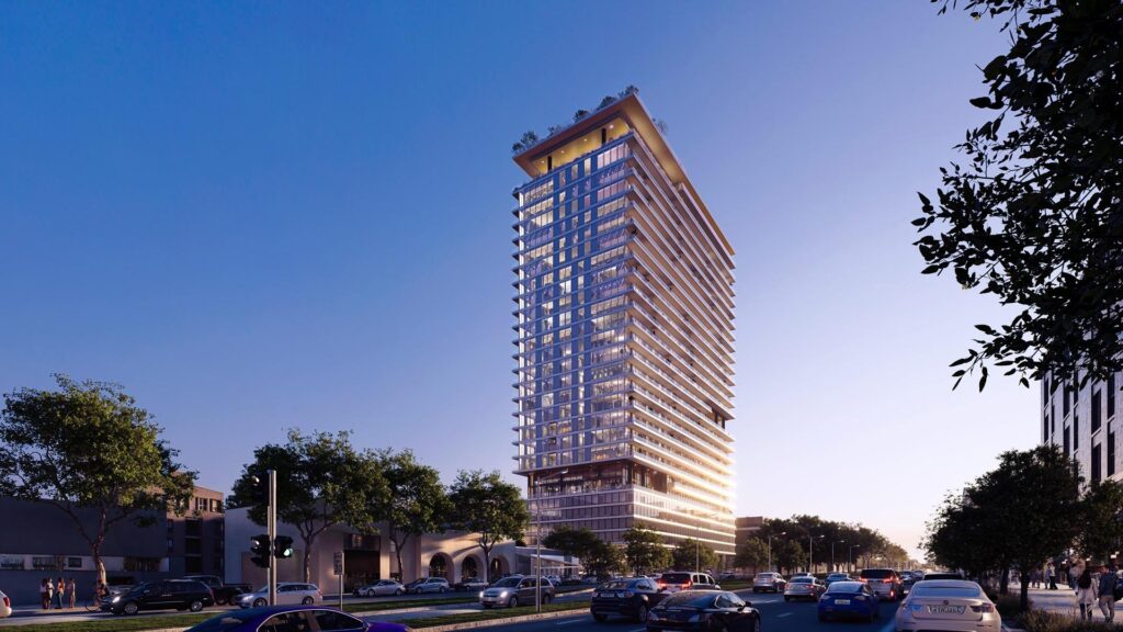 A 26-Story Residential Tower Is Proposed for Burton Way in Beverly Hills