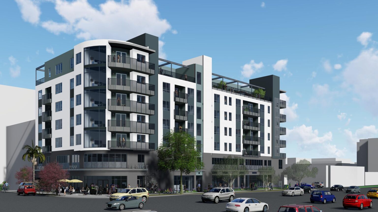 9900 Venice Boulevard Uses Podium Design to Bridge Residential Scale in ...
