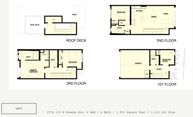 2772 West Rowena Avenue | New Residences Organized as a Small-Lot ...