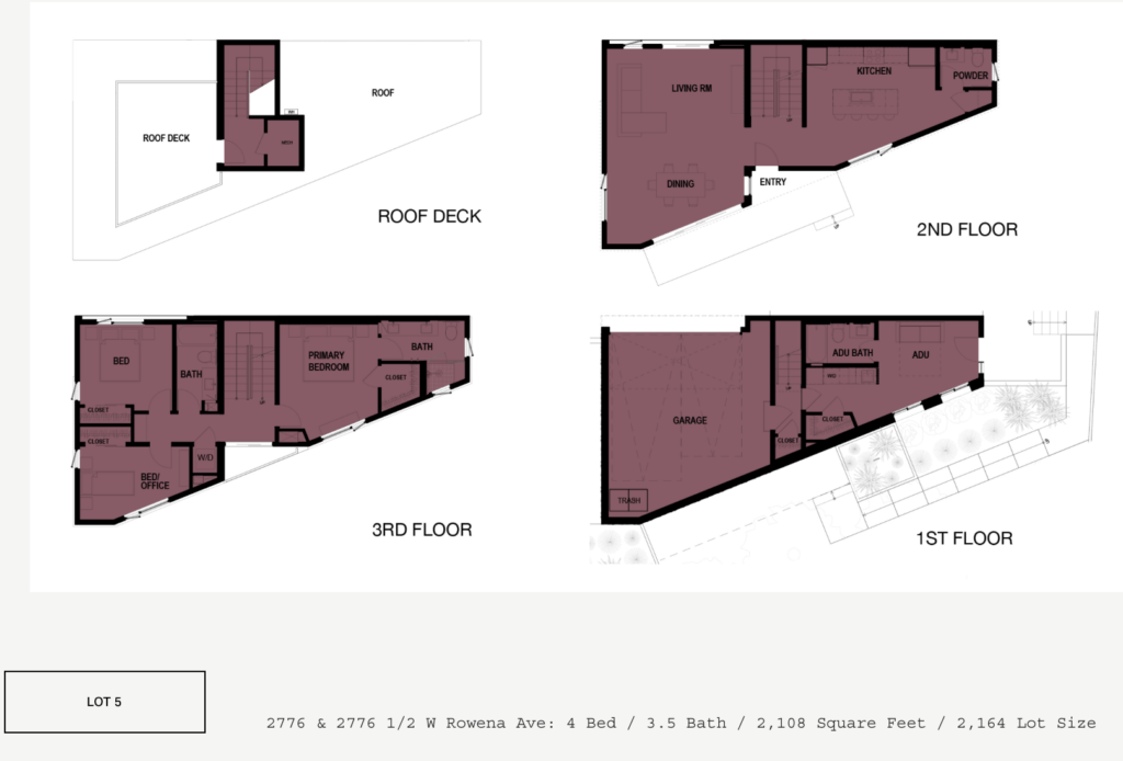 2772 West Rowena Avenue | New Residences Organized as a Small-Lot ...